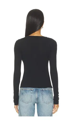 GRLFRND Sheer Crew Neck Tee