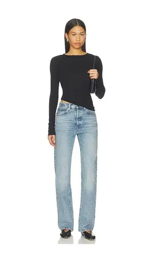 GRLFRND Sheer Crew Neck Tee