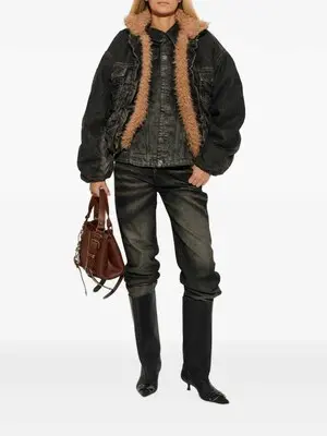 DIESEL® Straight-leg Jeans With A Bleached Effect