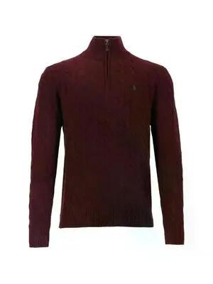 Polo Ralph Lauren Cable-knit Quarter-zip Sweater