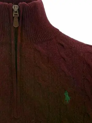 Polo Ralph Lauren Cable-knit Quarter-zip Sweater
