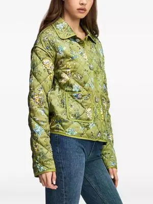 Cinq À Sept Alexa Floral-print Quilted Jacket