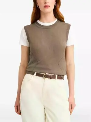 Pringle Of Scotland Pointelle-knit Vest
