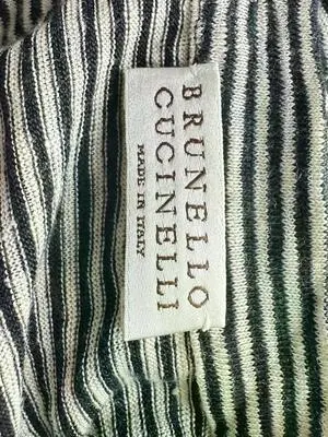 Brunello Cucinelli 2020s Striped Jersey Sweater