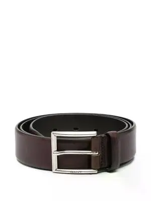 Gant Logo-engraved Buckle Belt - Brown