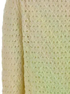 GRAN SASSO Open-knit Cardigan - Neutrals