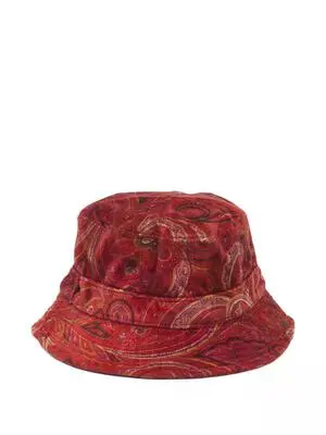 Etro Paisley Velour Bucket Hat