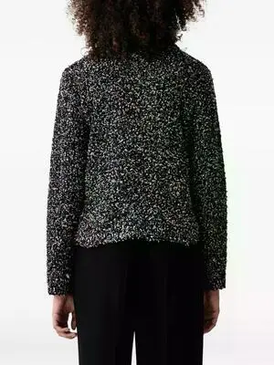Dkny Sequin-embellished Tweed Jacket