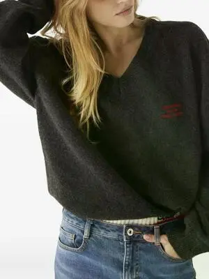 Giada Benincasa Crazy Lover V-neck Sweater