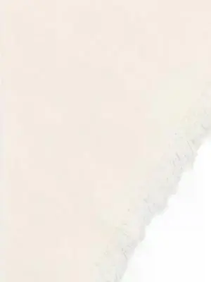 UMA WANG Fringed Triangle Scarf