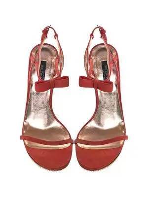 SERGIO ROSSI Crystal Embellished Platform Sandals