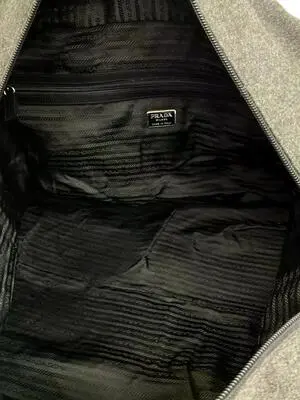 Prada 2000-2013 Wool Travel Bag
