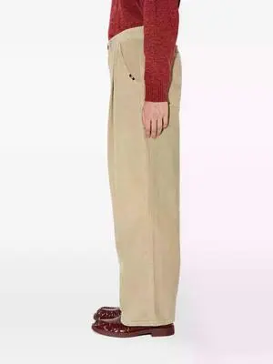 AMISH SUPPLIES Pleated Corduroy Trousers