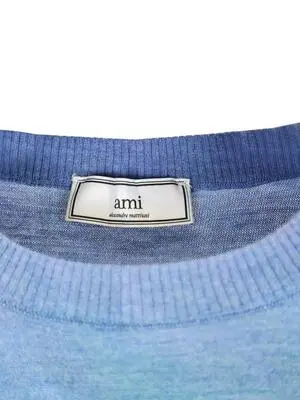 AMI Paris Knitted Crew-neck Sweater