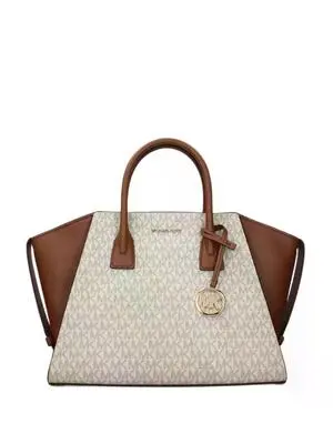 Michael Kors Large Avril Monogram-print Grained Tote Bag