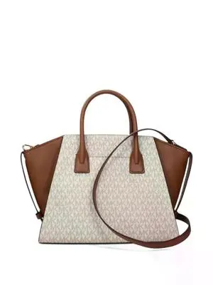 Michael Kors Large Avril Monogram-print Grained Tote Bag