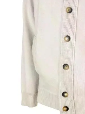 KANGRA High-neck Buttoned Cardigan