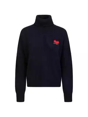 Giada Benincasa Heartbeat Roll-neck Sweater - Blue