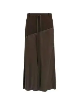 MISENITHE Rita Rose Asymmetrical Pencil Maxi Skirt