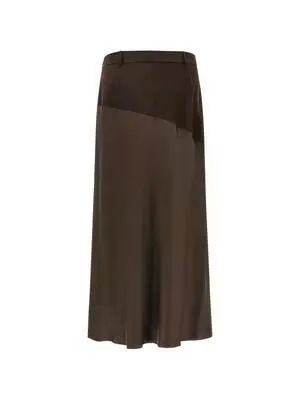 MISENITHE Rita Rose Asymmetrical Pencil Maxi Skirt