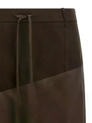 MISENITHE Rita Rose Asymmetrical Pencil Maxi Skirt