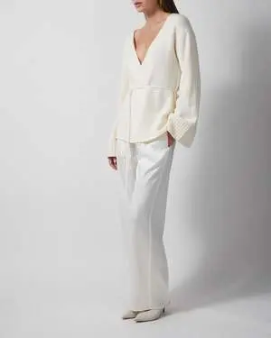WAKAKUU Cardigan Cashmere Wool Wrap