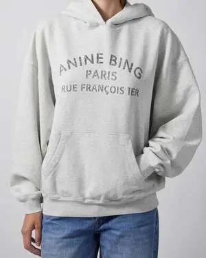 ANINE BING Sweatshirt Harvey Paris Stencil
