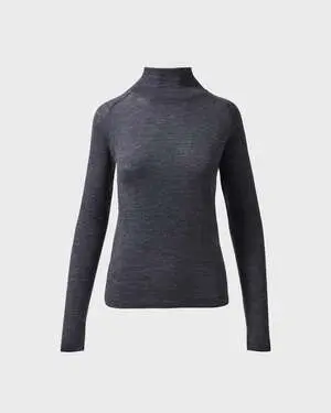 WAKAKUU Sweater Turteneck Diane - Grey