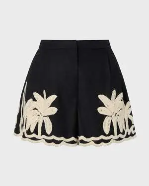 MALINA Shorts Fenya Embroidered