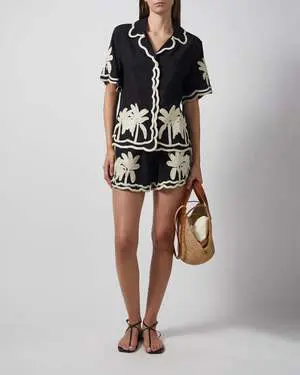 MALINA Shorts Fenya Embroidered