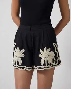 MALINA Shorts Fenya Embroidered