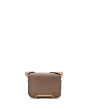 Hermès Geta Bag Chevre Mysore - Gray