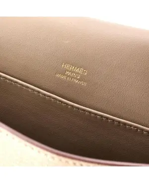 Hermès Geta Bag Chevre Mysore - Gray