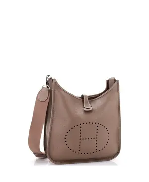 Hermès Pm Evelyne Bag Gen Iii Clemence - Gray