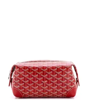 Goyard 25 Boeing Trousse De Toilette Pouch Coated Canvas