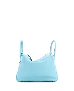 Hermès 30 Lindy Bag Clemence - Blue