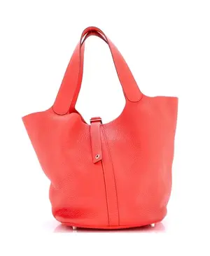Hermès Gm Picotin Lock Bag Clemence - Pink