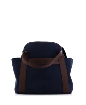 Hermès Sac De Pansage Groom Handbag Canvas - Blue