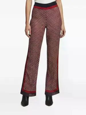 Balmain Monogram Wide-leg Trousers