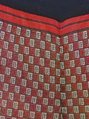 Balmain Monogram Wide-leg Trousers