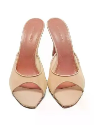 Amina Muaddi Alexa Mesh Sandals