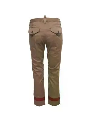 Dsquared2 Cropped Chino Trousers - Grey