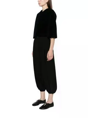 Erdem Embellished Velvet Cropped Evening Jacket