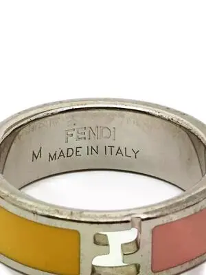Fendi Fendista Enamel Ring