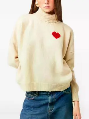Giada Benincasa Heartbeat Roll-neck Sweater - Neutrals