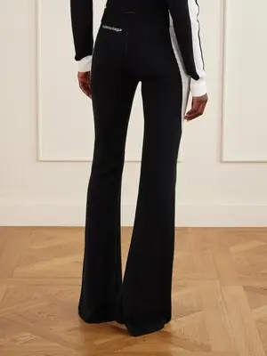 Balenciaga Wool-blend Flared-leg Track Pants