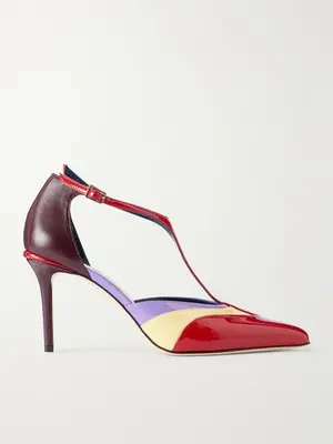 Rabanne Color-block Patent-leather Pumps