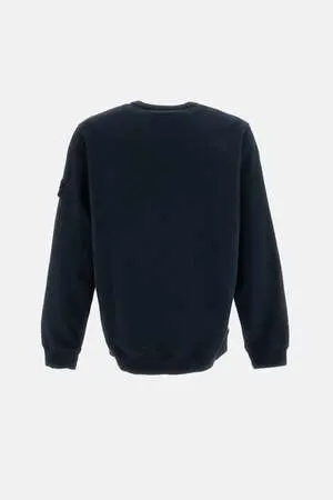 Stone Island Brushed Organic Cotton Fleece Crewneck Sweatshirt - Multicolor