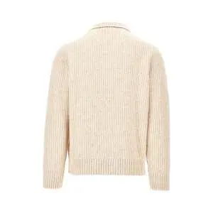 GALLIA KNIT English Rib Alpaca Blend Sweater