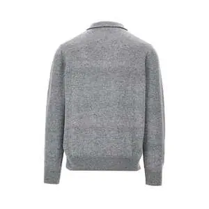 GALLIA KNIT Merino Wool Polo Sweater